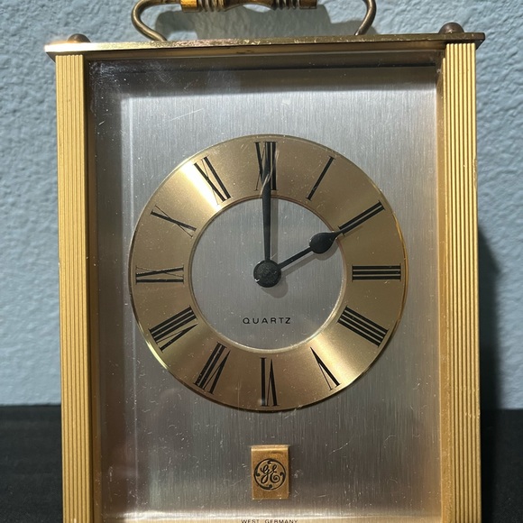 Other | West Germany Generalelectric Quartz Clock Ge Mcm Desk Clock ...